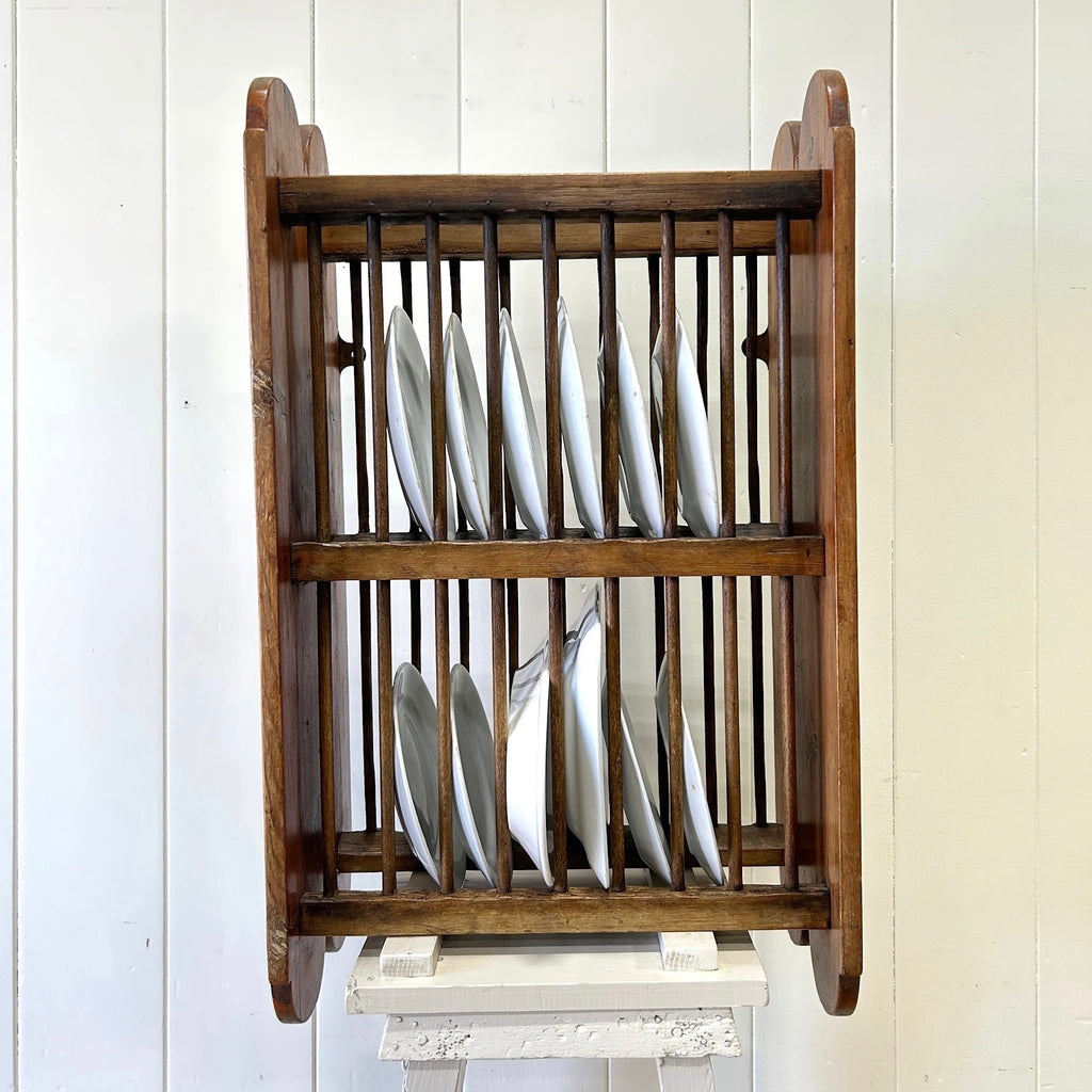 A Beautiful English Pine 19th Century Plate Rack – The Parsons Nose ...
