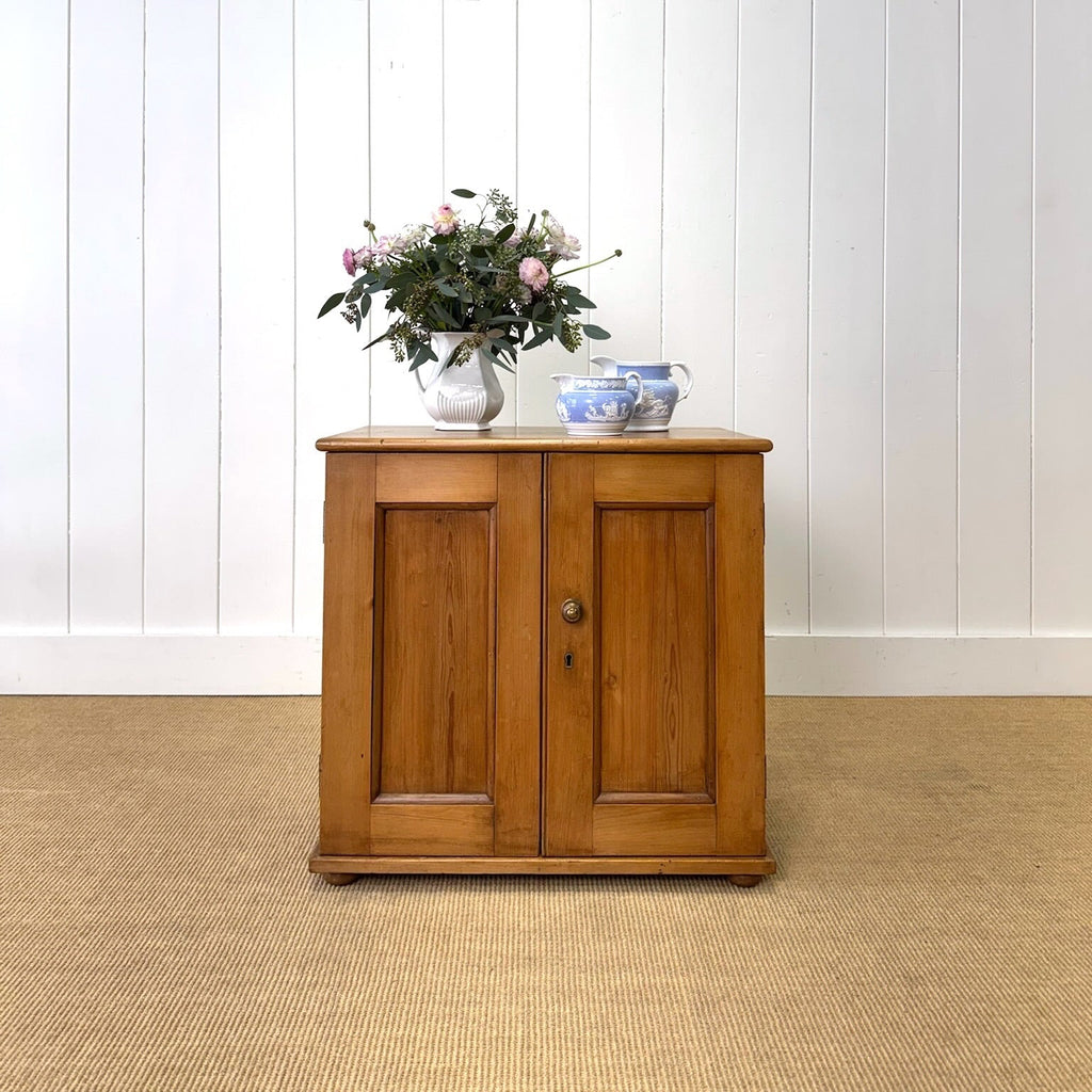 A Handsome Antique English Pine Cupboard or Night Stand c1890 – The ...