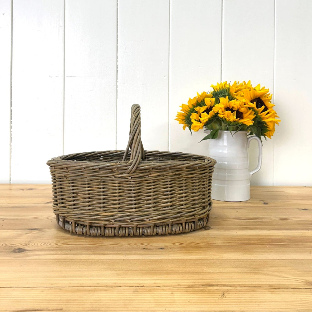 Handwoven Oval Baskets - Sold Individually – The Parsons Nose Antiques