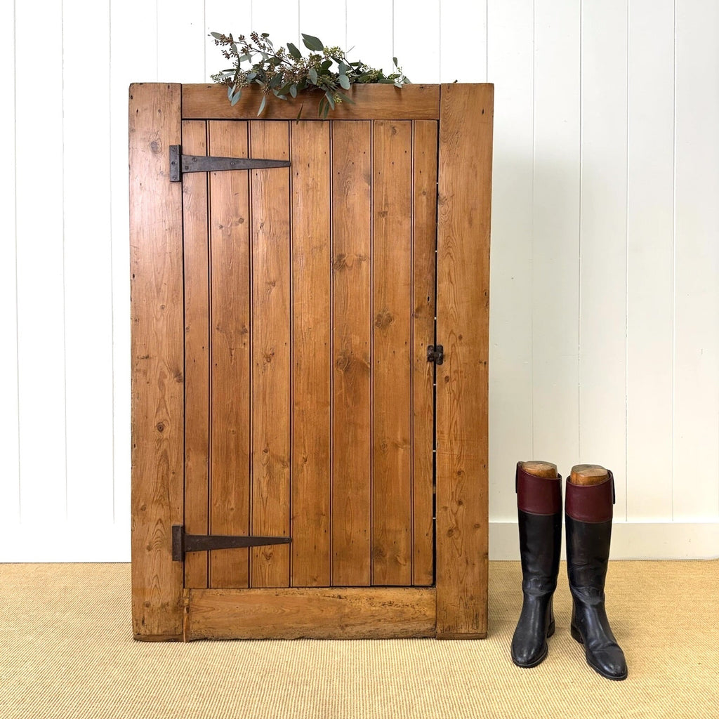 A Primitive Antique English Pine Cupboard – The Parsons Nose Antiques