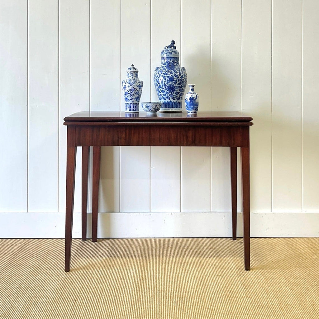 Antique English Country Mahogany Console Table c1890 – The Parsons Nose ...