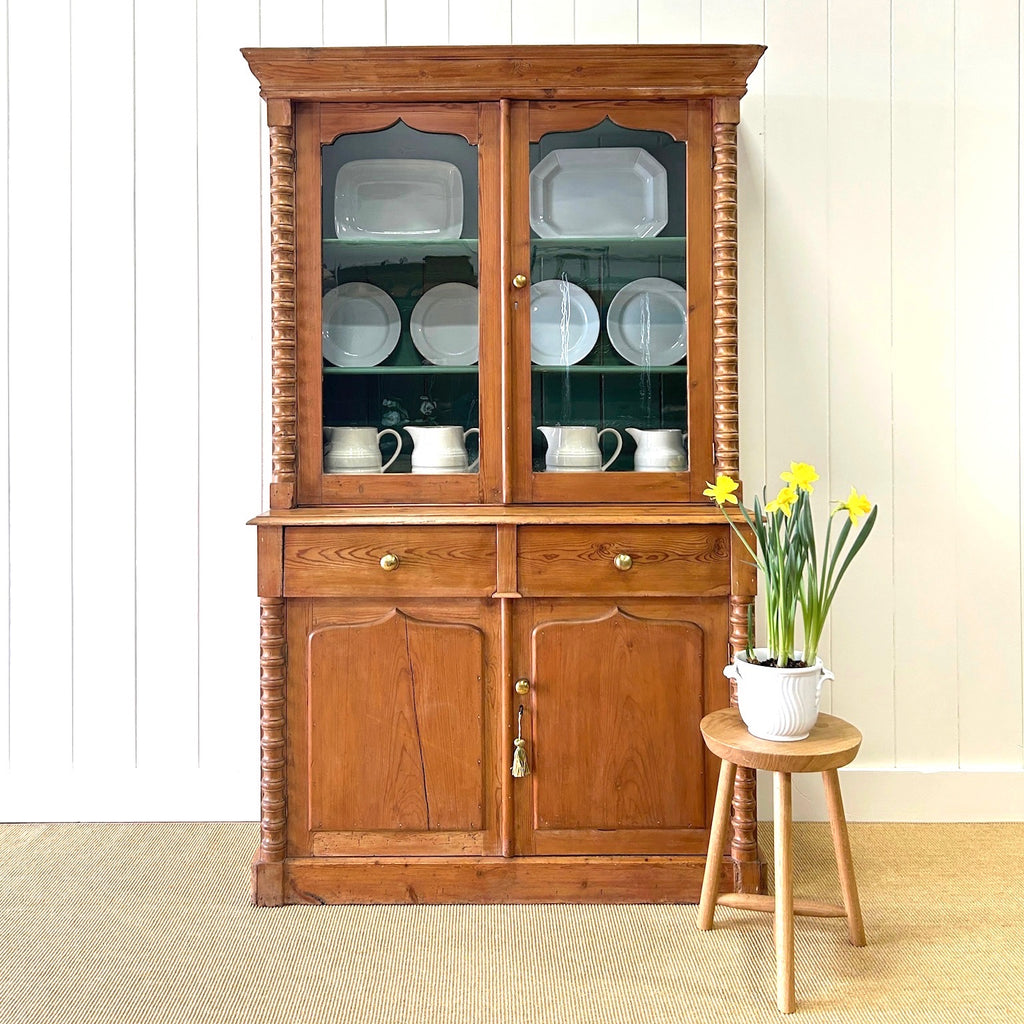 A 19th Century Cornish Pine Bookcase Cabinet or Hutch – The Parsons ...