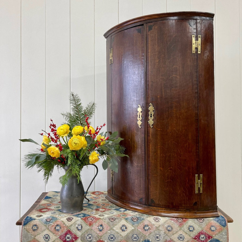 A Exquisite Georgian Oak Hanging Corner Cupboard c1800 – The Parsons ...