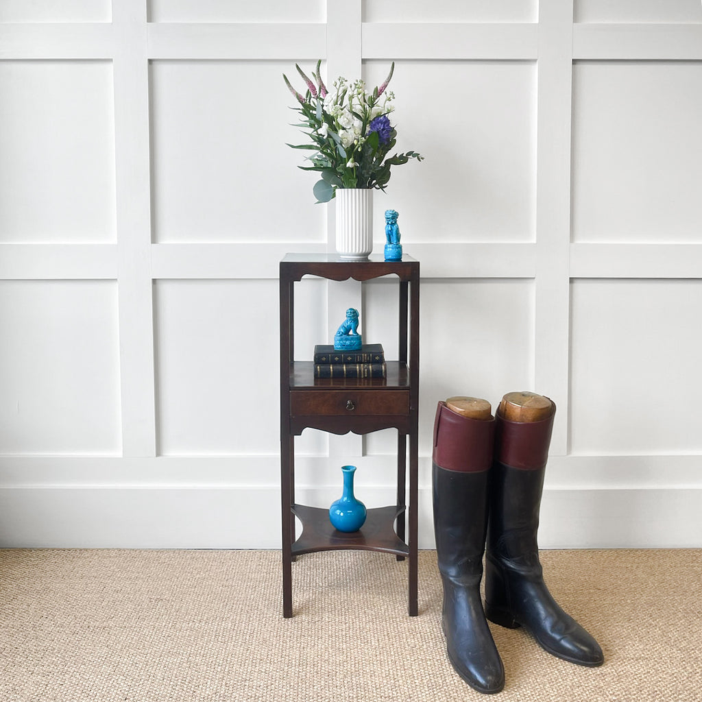 An Antique Georgian Mahogany Nightstand or Side Table – The Parsons ...